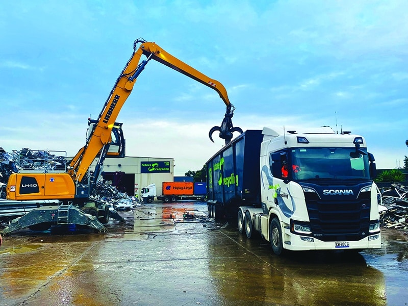 Liebherr does the heavy lifting at Future Recycling - Waste Management ...