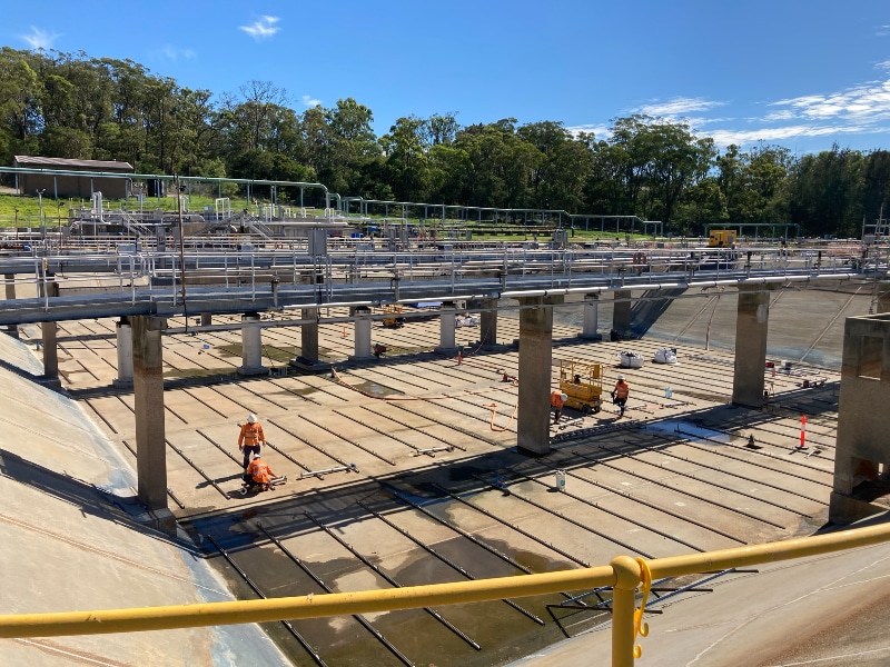 Hunter Water’s $10m wastewater treatment works reach milestone - Waste ...