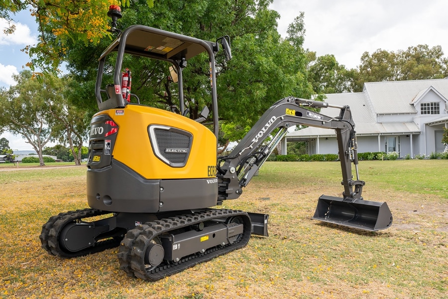 CJD Equipment, Volvo CE ECR25 Electric Excavator - Waste Management Review