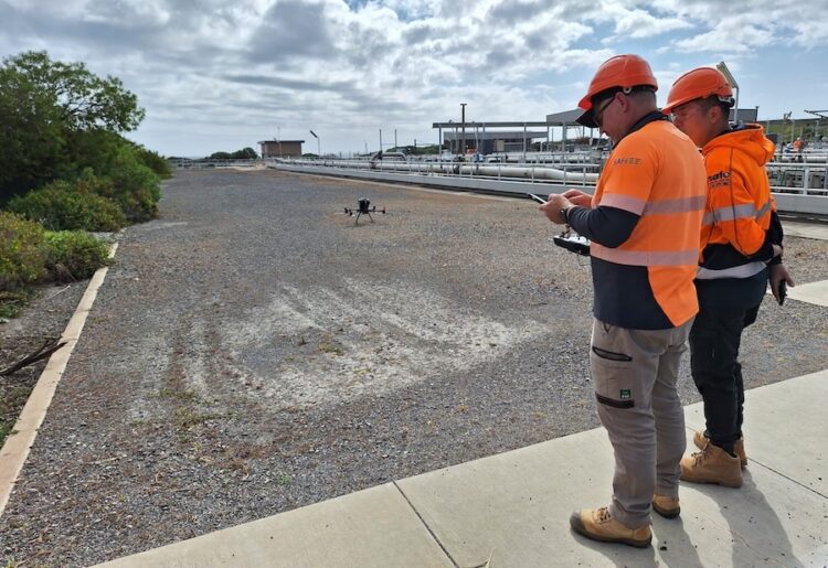 SA Water uses drones to measure greenhouse gas emissions - Waste ...