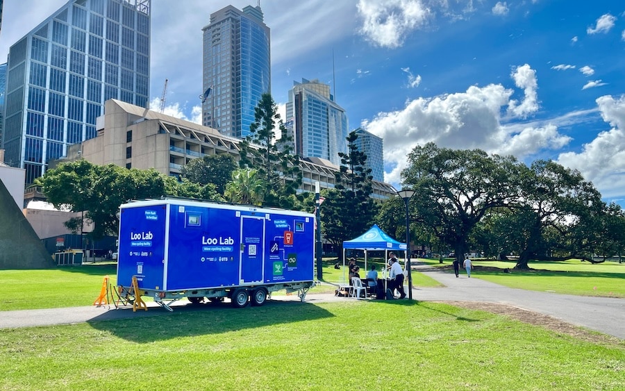 Mobile public toilet that transforms recycled urine into fertiliser on ...